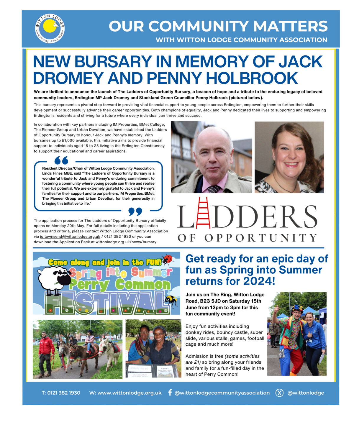 In The News - May Erdington Local - Witton Lodge